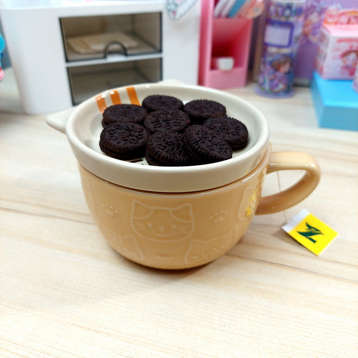 Adorable Cat/Puppy Cup with Lid for Study Sessions – The Kawaii Nest
