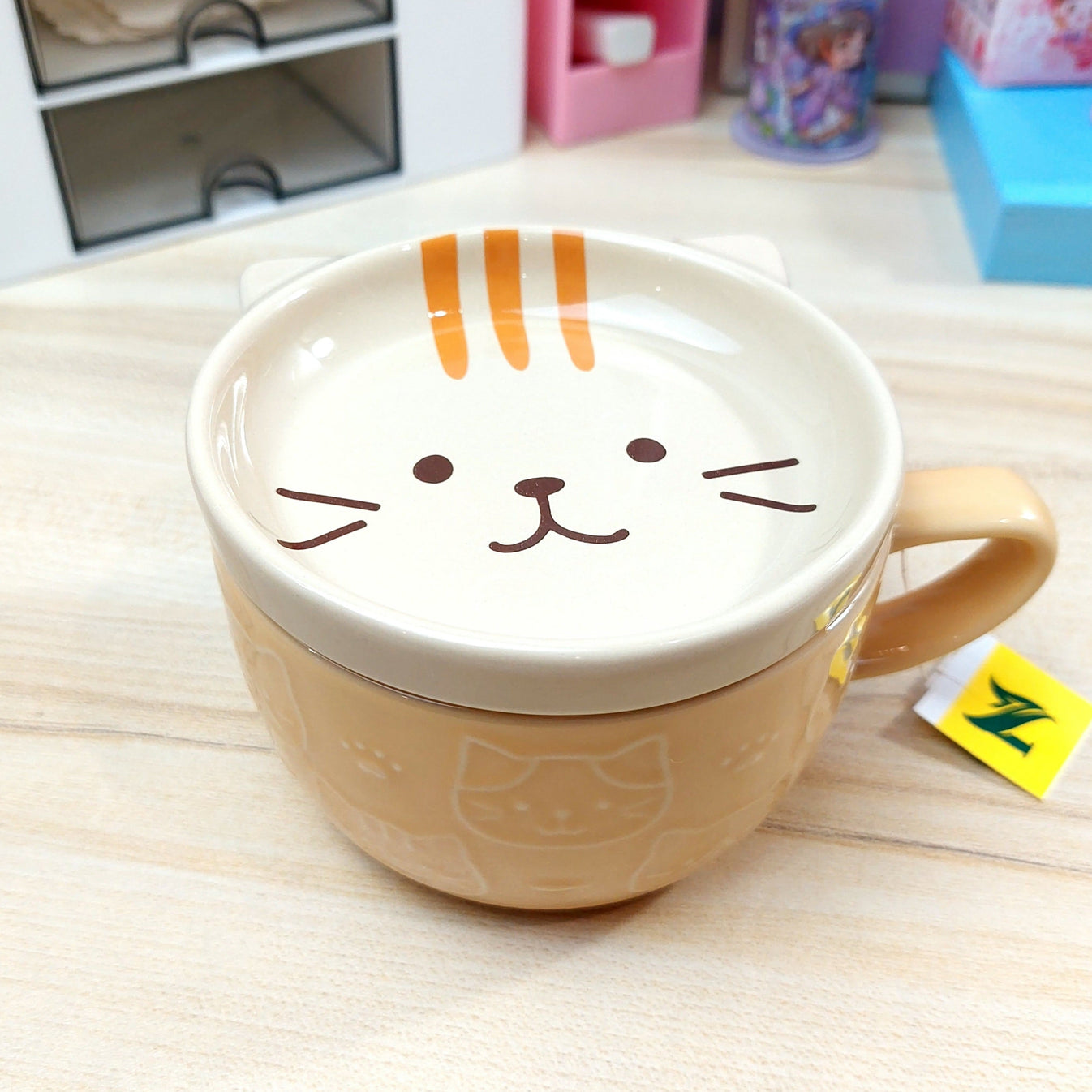 Adorable Cat/Puppy Cup with Lid for Study Sessions – The Kawaii Nest