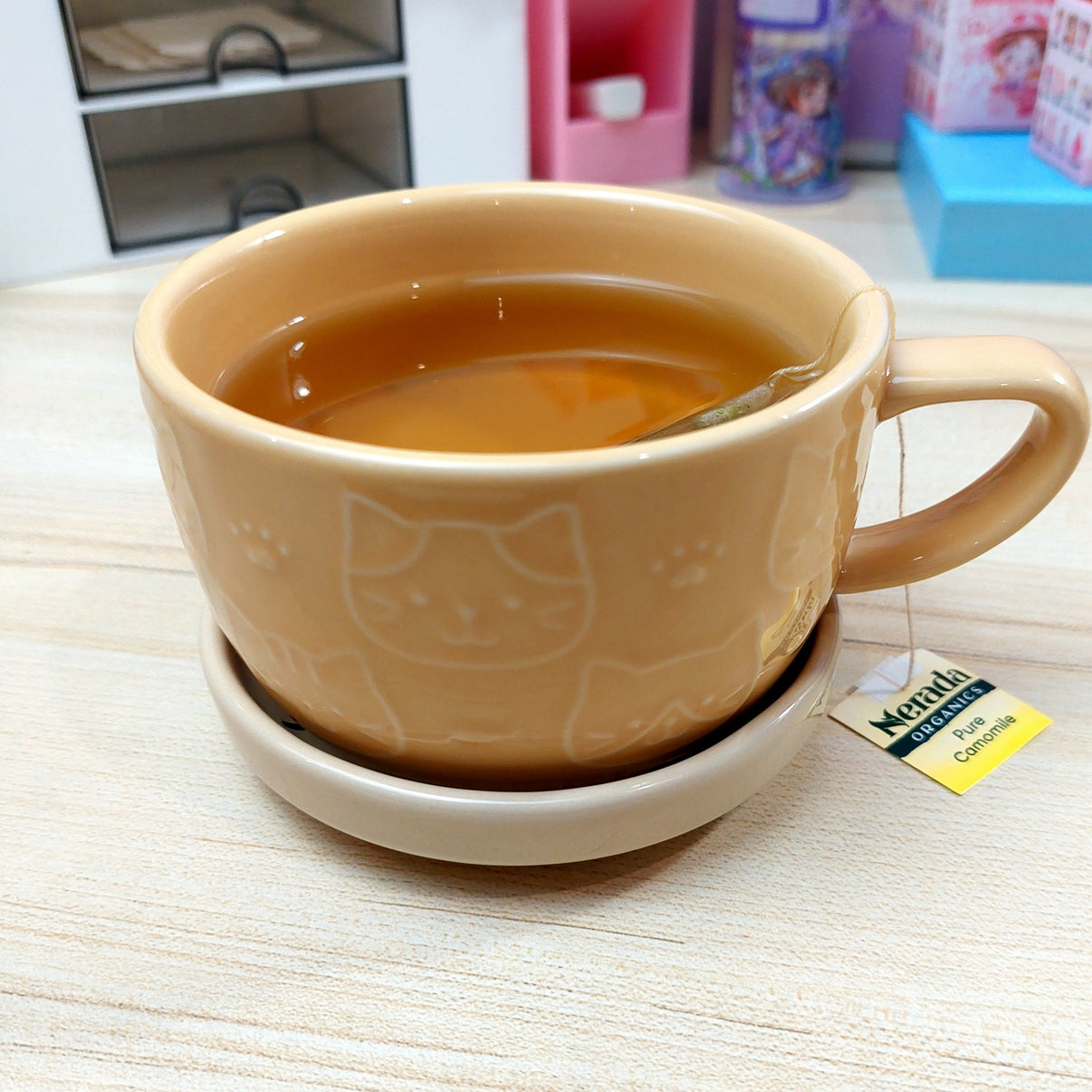 Adorable Cat/Puppy Cup with Lid for Study Sessions – The Kawaii Nest