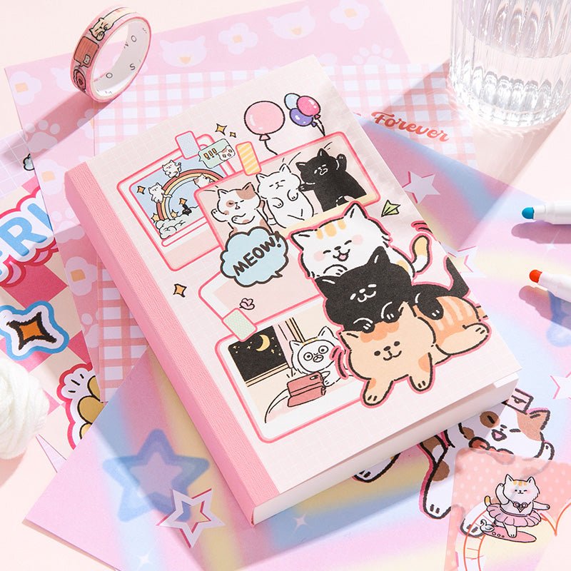 Cute Cat Journal Gift Set - Essential Pack for Journaling – The Kawaii Nest