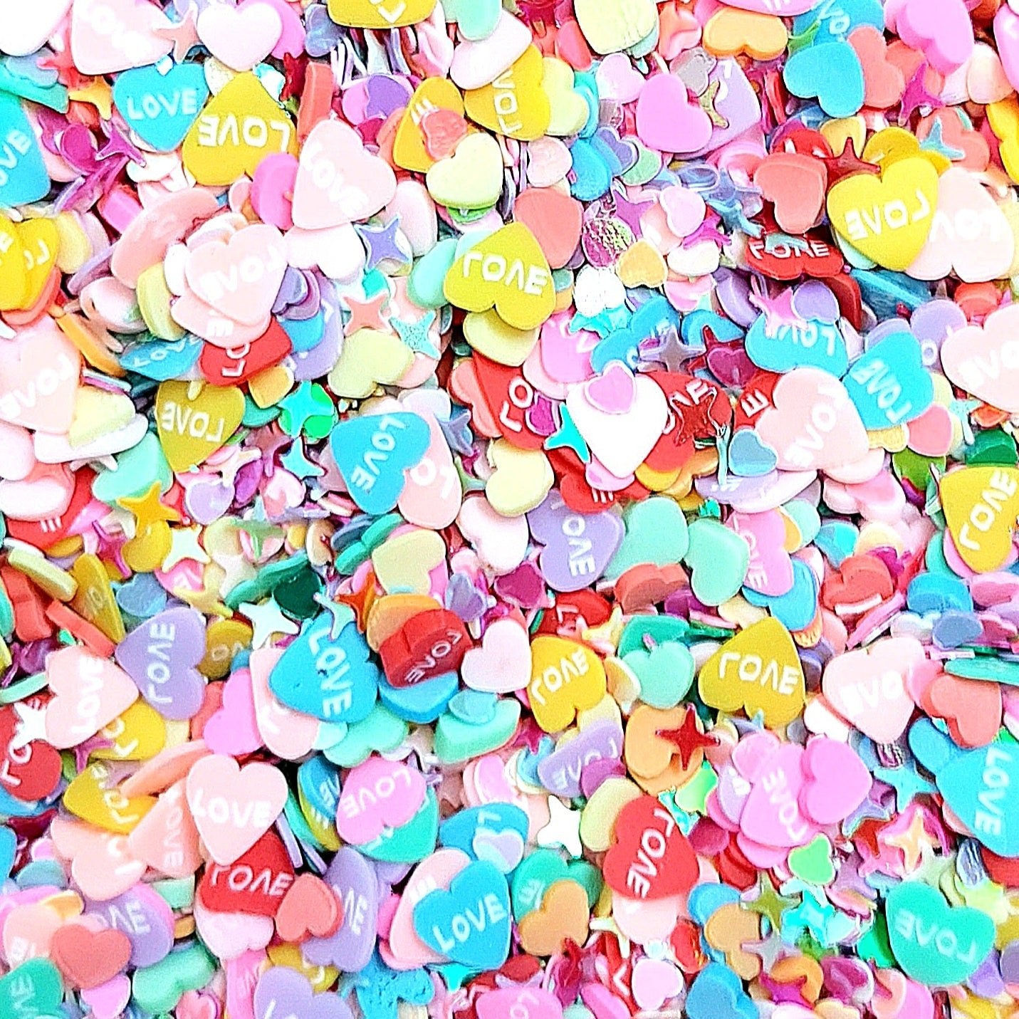Love Heart Candy Slices for Decoden Crafts - Polymer, 5mm – The Kawaii Nest