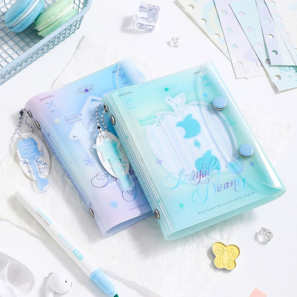 Mini Notebook Binders with Photo Window and 5 Paper Styles – The Kawaii ...