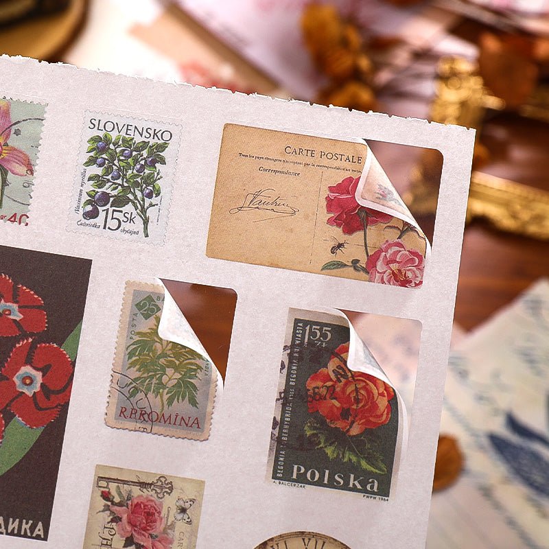 Nature Themed Sticker Book: 30 Washi Stickers, 20 Journaling Papers ...