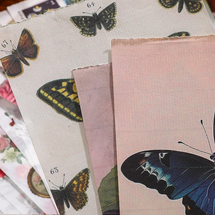 Nature Themed Sticker Book: 30 Washi Stickers, 20 Journaling Papers ...