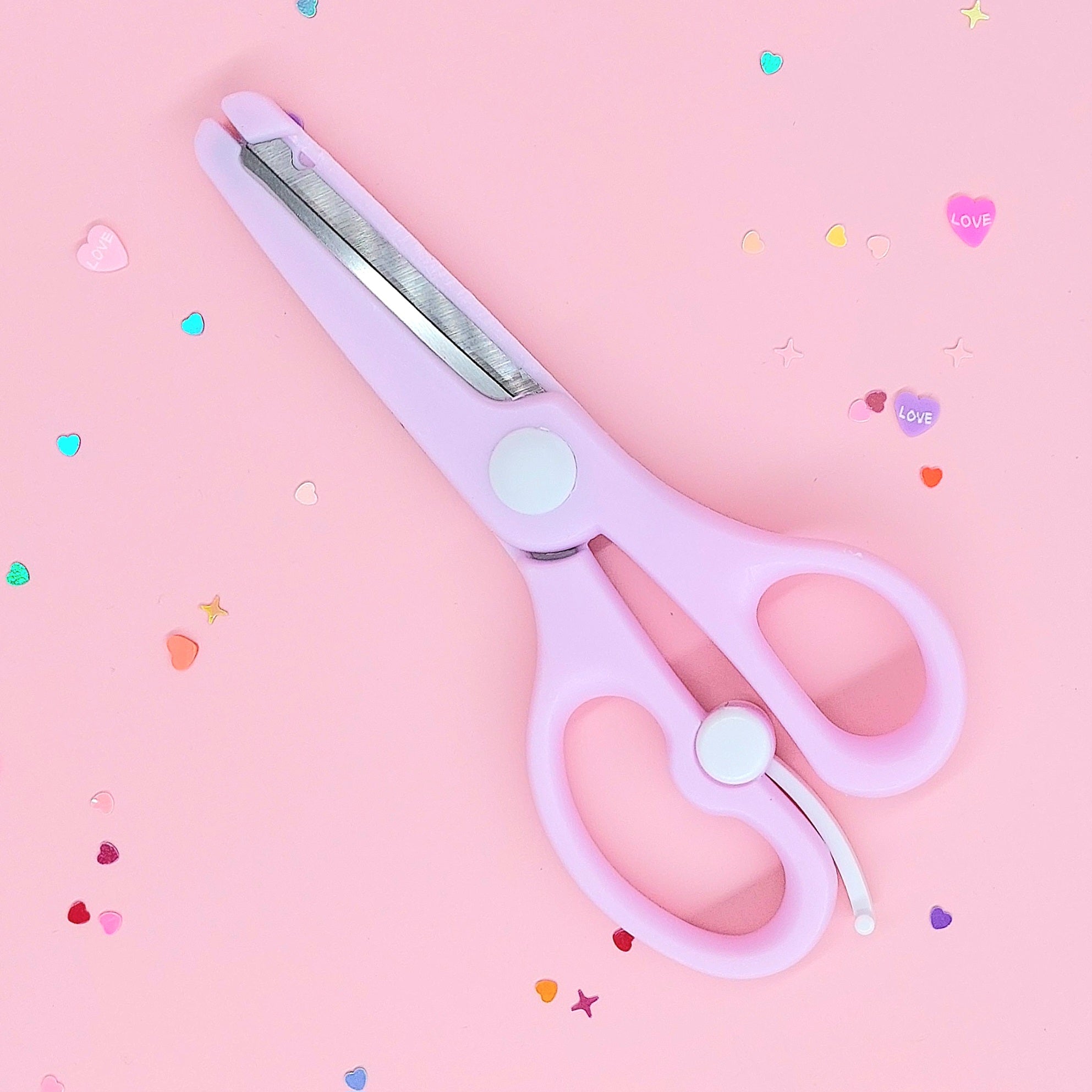Cute Kawaii Stationery Scissors: Compact Size & Spring-Loaded Design ...